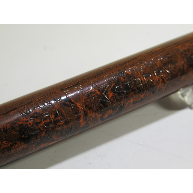 Stylo plume or 18 K SAFETY GOLD STARRY