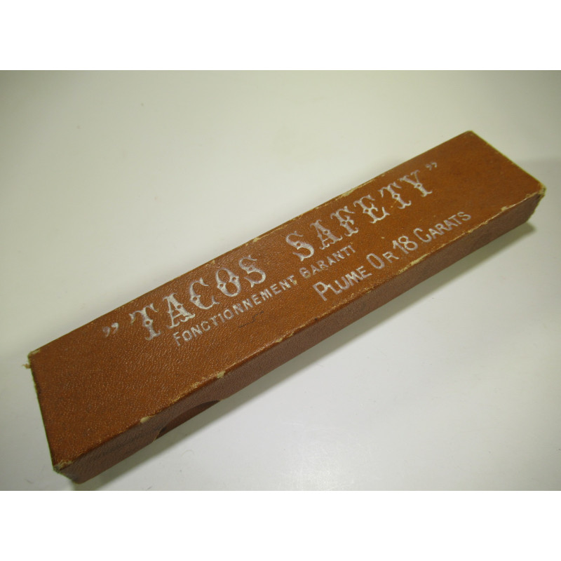 French safety fountain pen TACOS gold nib 18K