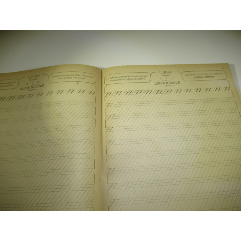 Very old notebook for learning writing, new from old stock