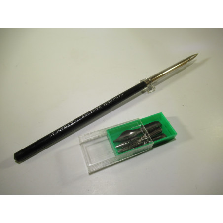 French wooden advertising pen holder