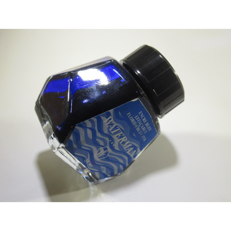 WATERMAN blue ink bottle