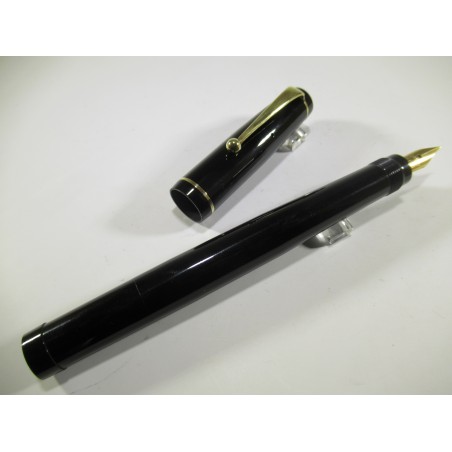 Stylo plume rentrante allemand ébonite noire